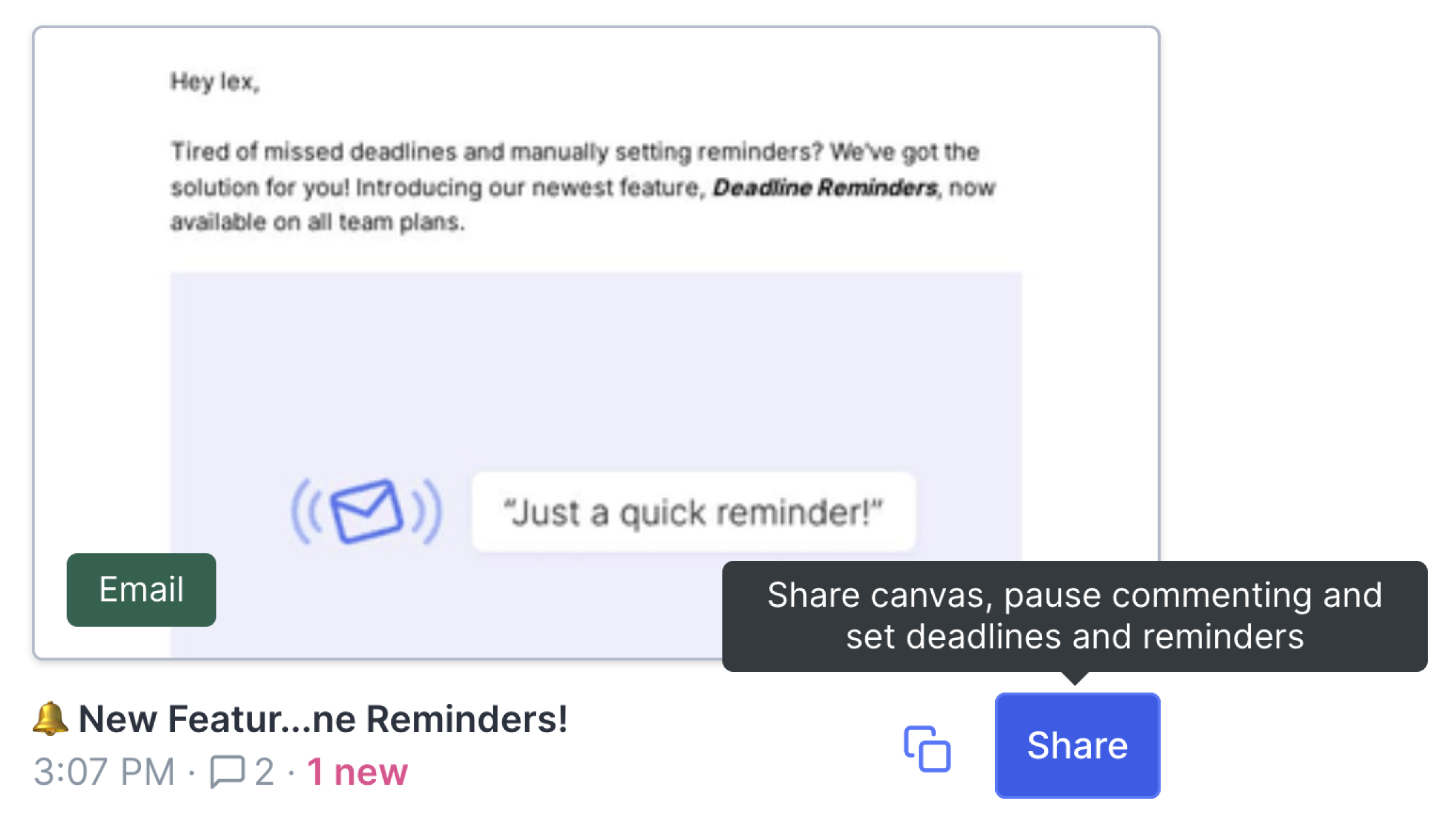 Introducing Feedback Deadlines!